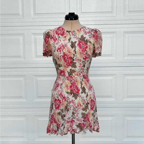 Reformation | Dresses | Reformation Beesley Mini Dress In Farrah | Poshmark